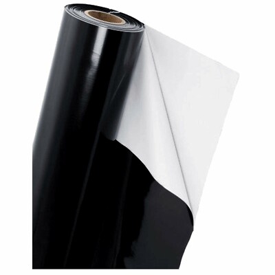 BLACK & WHITE Mylar Reflective Sheeting Film Roll Hydroponic Grow Room ...
