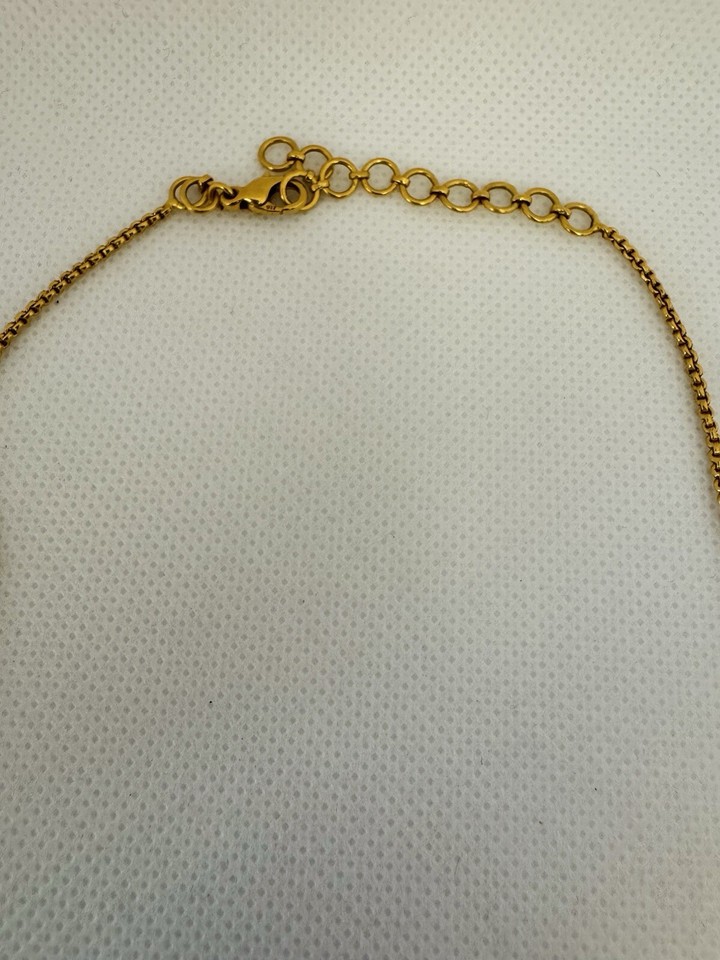 22k Solid Yellow Gold Ornate 15.5” Necklace ~ 20gr | eBay