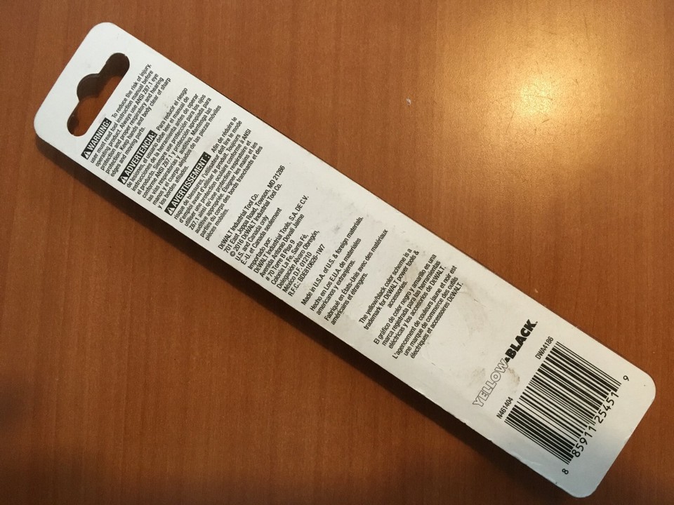 NEW DEWALT 2X LONG LIFE METAL CUTTING RECIPROCATING SAW BLADES (DWA4186 ...