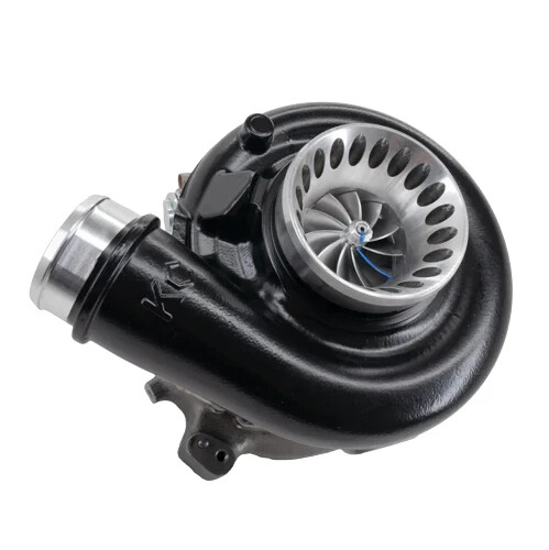 KC Stage 1 Jet Black Turbo W/ .84 AR-Metal CCV For 94-98 Ford 7.3L ...