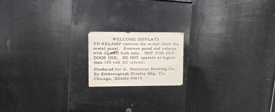 RARE Vintage 1976 Schmidt Beer Lighted Welcome Embossed Sign 18x14" | eBay