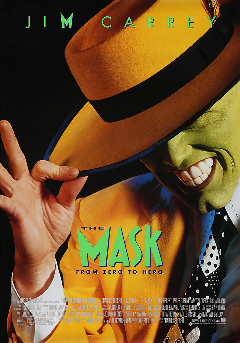 The Mask Movie Poster The Mask Movie Poster (1994) Poster MOV_17c66e53