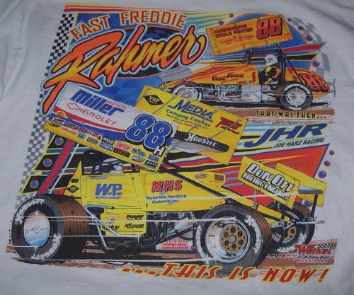 Fast Freddie Rahmer Sprint Car Large T Shirt #88 Joe Harz Racing 2005 ...