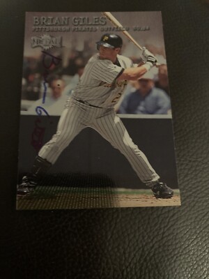 2000 Skybox Metal Brian Giles Pittsburgh Pirates Autograph Auto Card | eBay