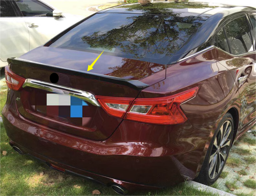 Rear Trunk Tail Glossy Black Spoiler Wing for 2016-2023 Nissan Maxima ...