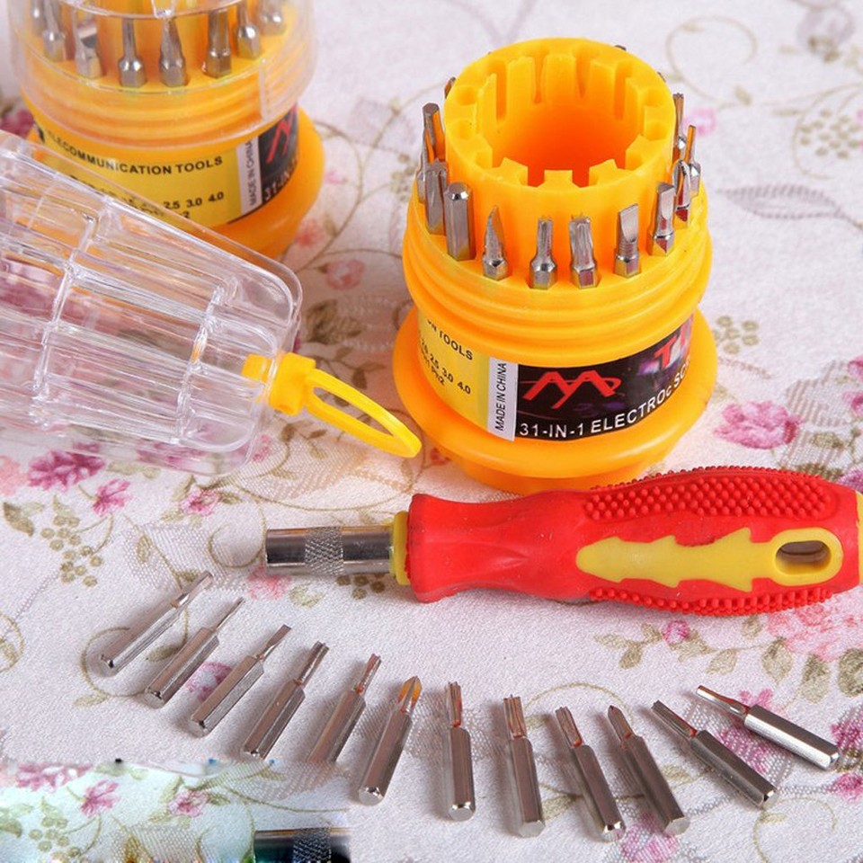 31 IN 1 precision magnetic mini screwdriver set repair tool hex trox ...
