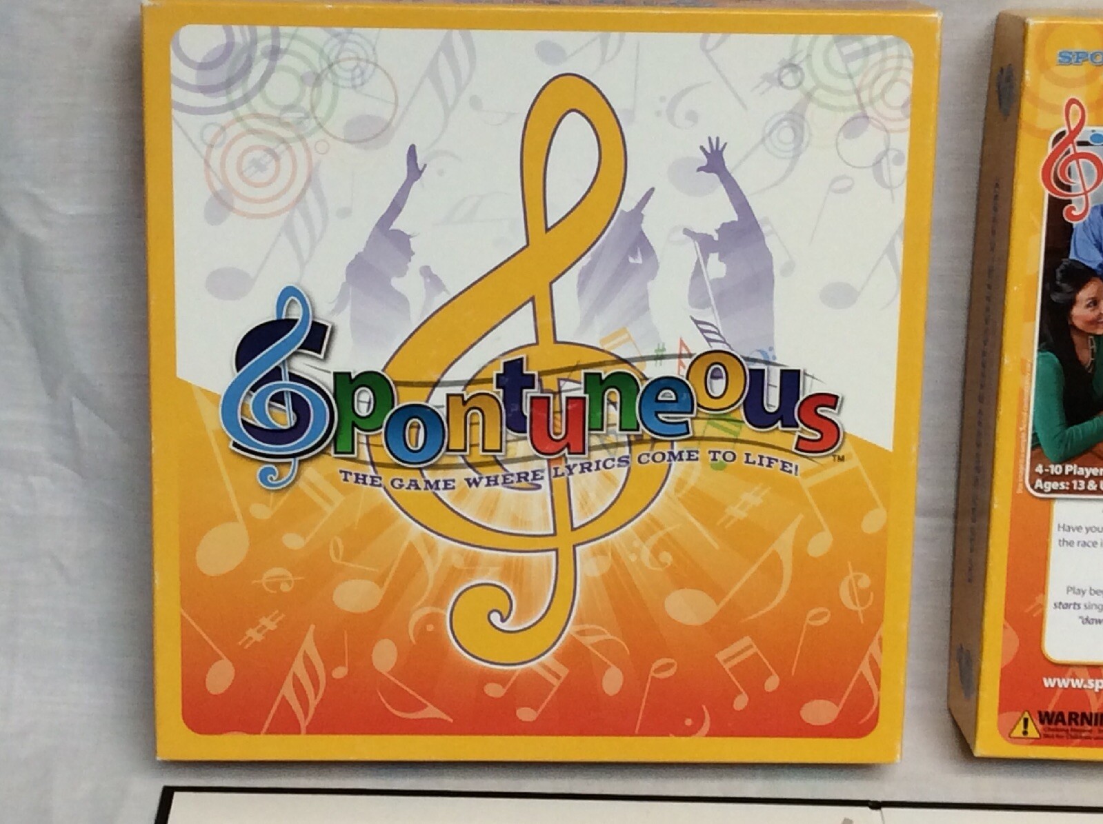 Spontuneous Family Board Game Where Lyrics Come to Life Unplayed MInt ...