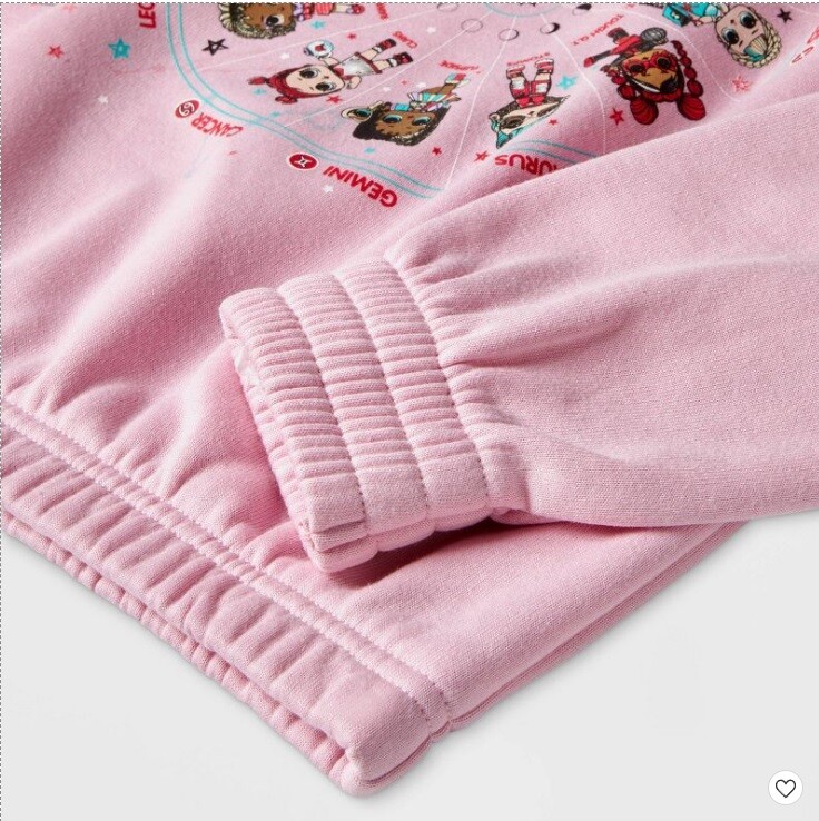 LOL NEW♈Girl's Printed Constellations Sweat Top size XL(14-16)~Pink ...