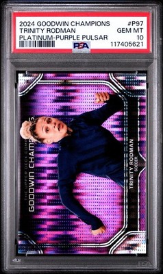 2024 Goodwin Champions Trinity Rodman Platinum Purple Pulsar P97 #’d/23 ...
