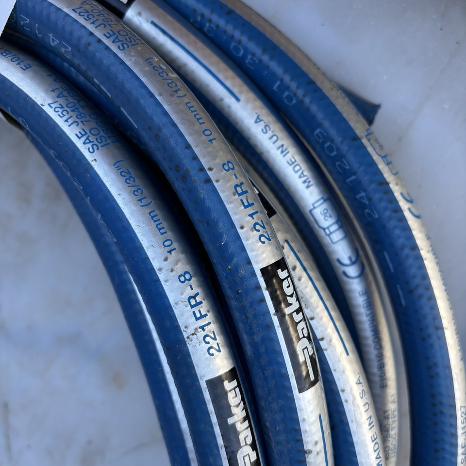 Parker 221FR-8 10mm Marine Fire Resistant Fuel Hose | eBay