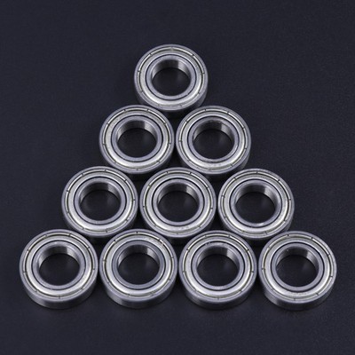 10pcs 6800ZZ Deep Groove Ball Bearings Two Side Metal 10x19x5mm ...