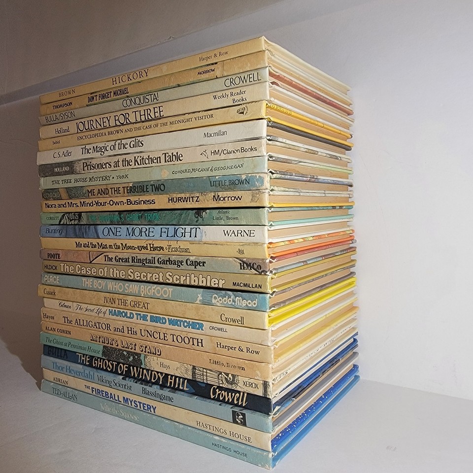 Lot Of 25 Vintage Weekly Reader Hardcover Books Childrens Kids 1960s ...