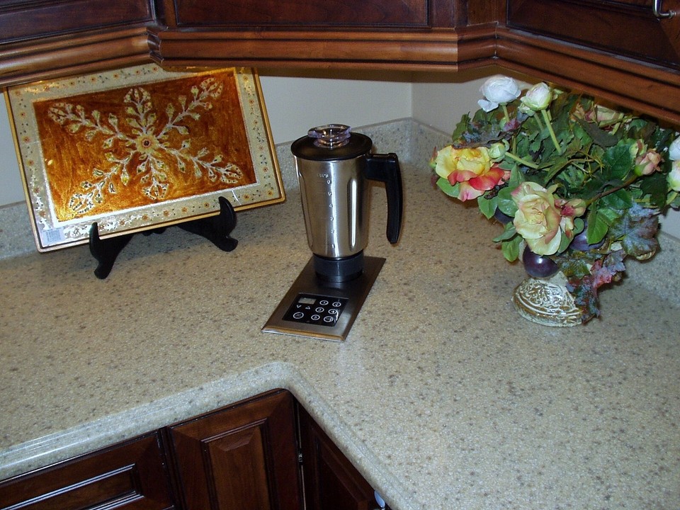 In-Built in-counter blender (Food Center) w/1000W Drop in under counter ...