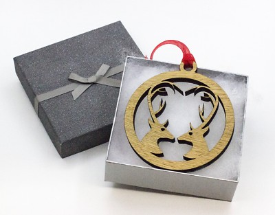 Stag Heart Tree Decoration | eBay UK