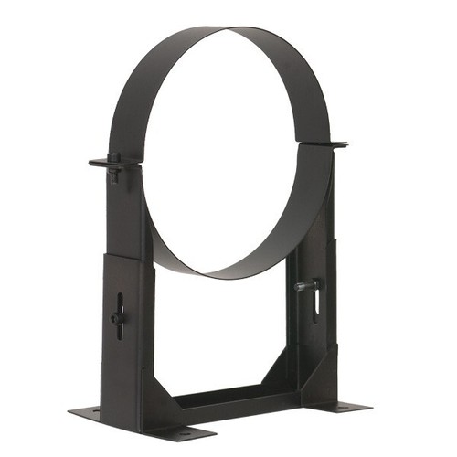 Wall Bracket Support Adjustable 80mm-130mm Twin Wall Flue Pipe ...
