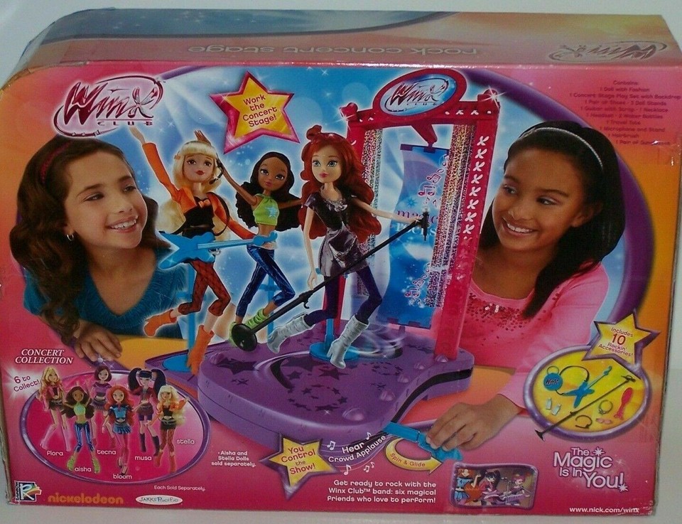 Winx Club Rock Star Concert Stage Bloom Doll Included 2012 NEW | eBay