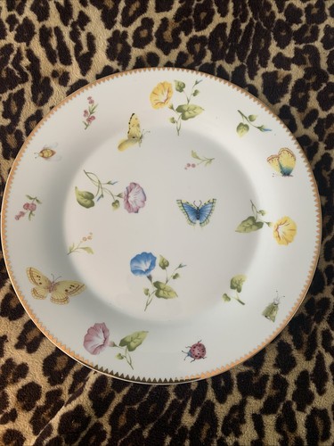 Godinger Butterfly Dragonfly Primavera Dinner Plate W/ Ladybug | eBay