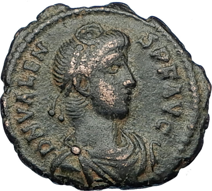 VALENS Genuine 367AD Rome Authentic Ancient Roman Coin VICTORY Angel ...