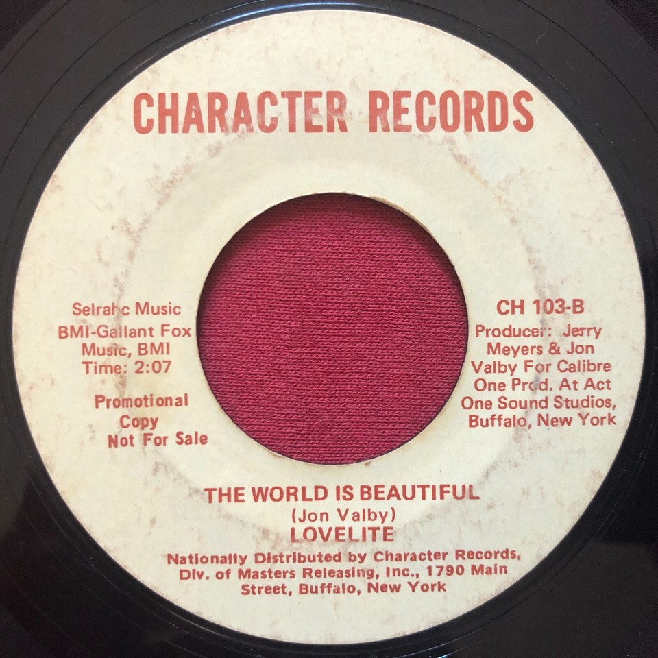 LOVELITE ~ CHERRY PIE / WORLD IS BEAUTIFUL ~ RARE SOUL FUNK 45 ...