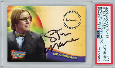 Steve Martin 2003 Inkworks Looney Tunes Autograph A3 PSA Murders N The ...