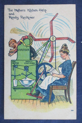 ca1910 Mother & Child Corporal Punishment Chastiser Device Comic ...