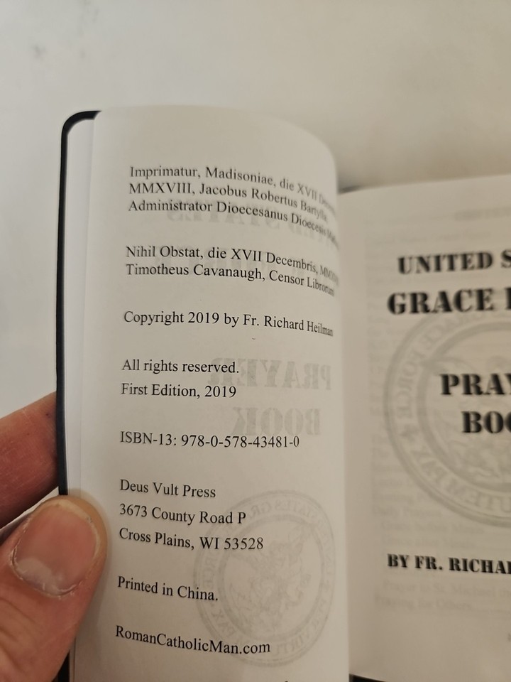 United States Grace Force Prayer Book - by FR. RICHARD M. HEILMAN 2019 ...