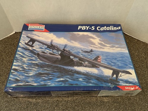 Monogram PBY-5 Catalina Sea-Plane 1/48 Airplane Model Kit #5609 FACTORY ...