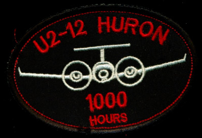 USAF U2-12 Huron 1000 HOURS Patch KP-6 | eBay