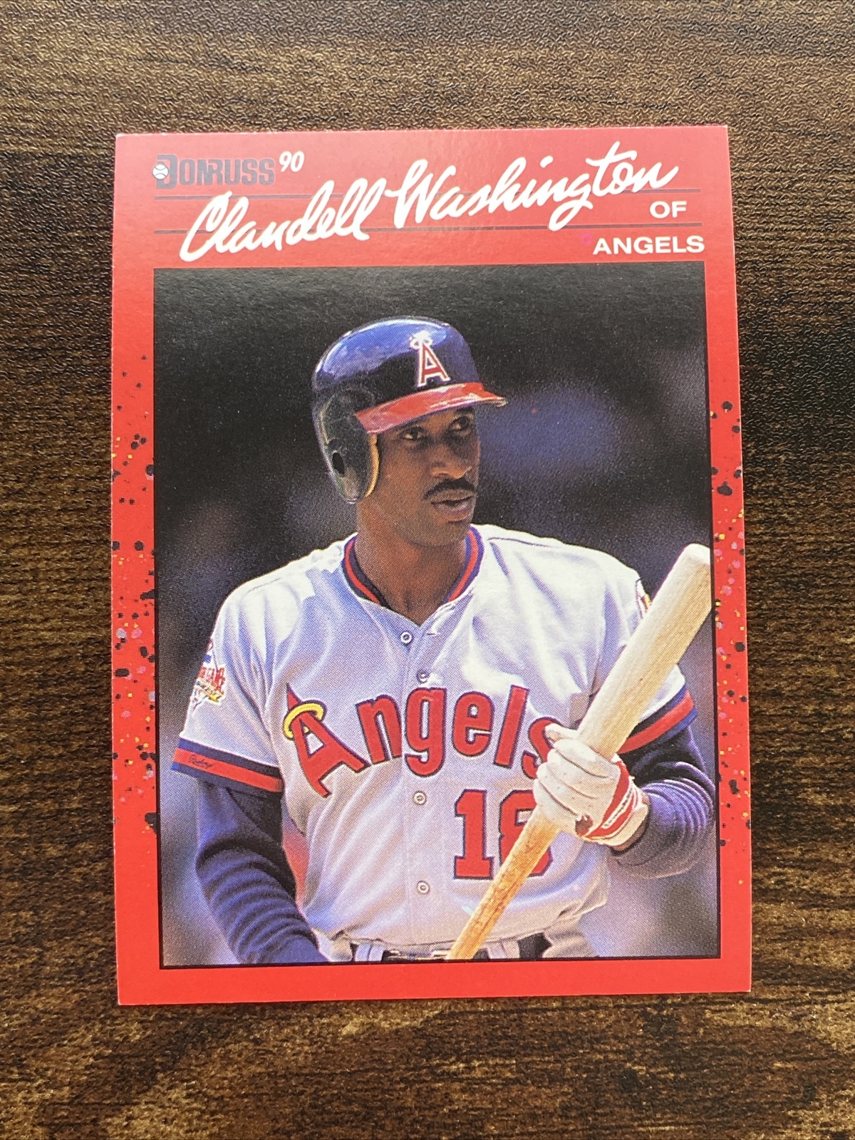 1990 Donruss Claudell Washington California Angels #52 D6269* | eBay