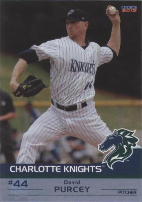 2013 Choice Charlotte Knights - David Purcey #21 for sale online | eBay