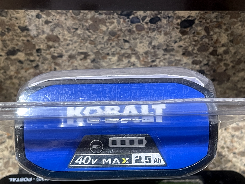 NEW! Genuine Kobalt 40V MAX Ultimate Output 2.5Ah Li-Ion Battery KB ...