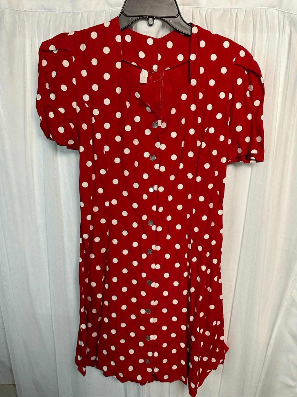 Vintage Red Polka Dot Dress Ebay
