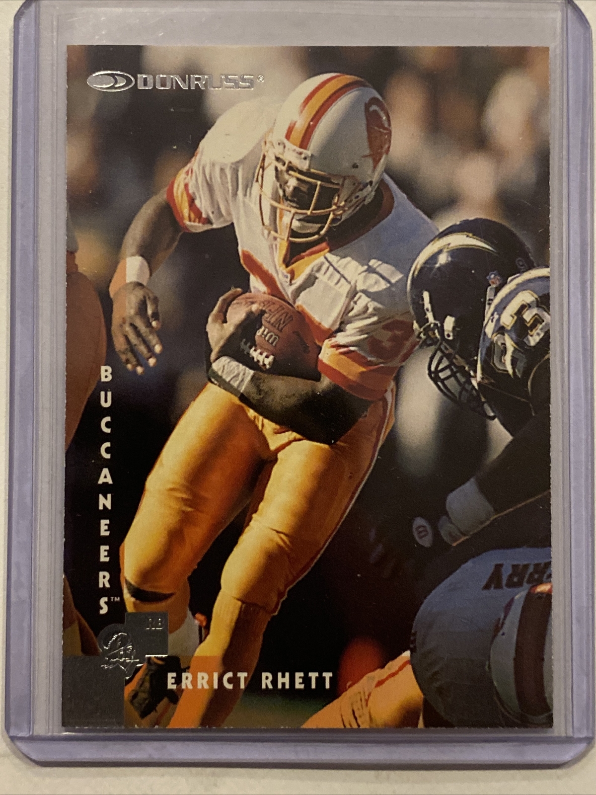 1997 Donruss Football Card #32 Errict Rhett Tampa Bay Buccaneers | eBay