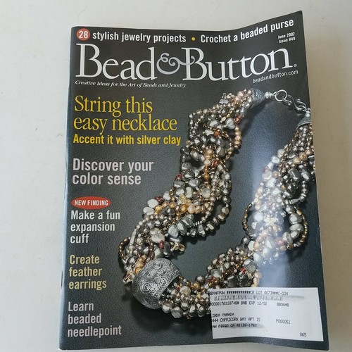 Bead & Button Magazine June 2002 Issue #49 | eBay