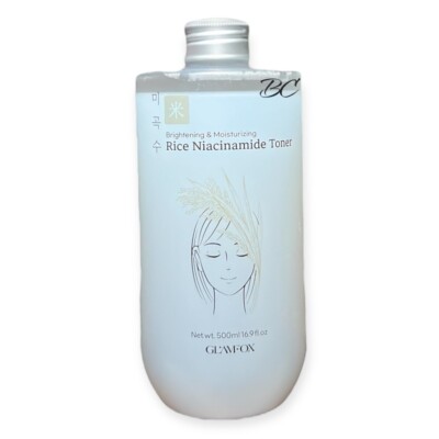 GLAMFOX Rice Niacinamide Toner Brightening & Moisturizing. X1 BOTTLE | eBay
