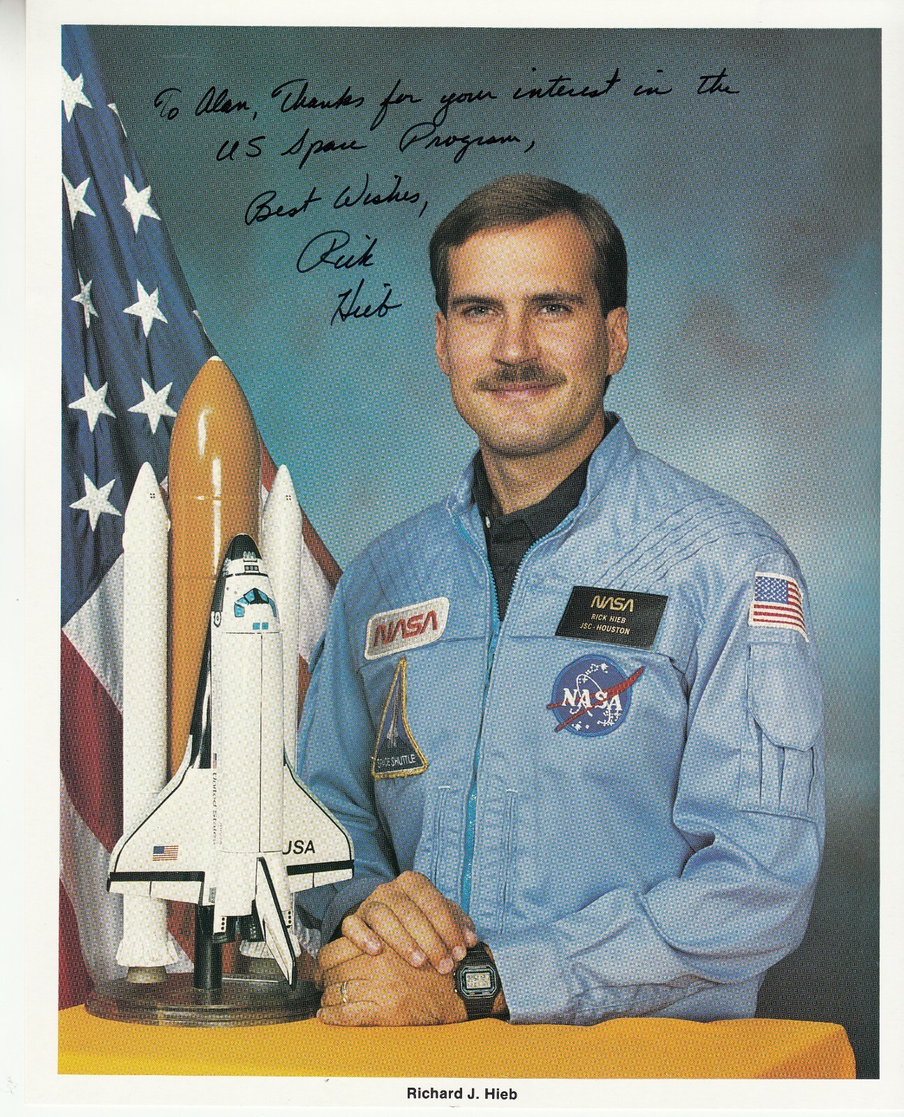 Richard Hieb - original signiertes NASA-Großfoto | eBay