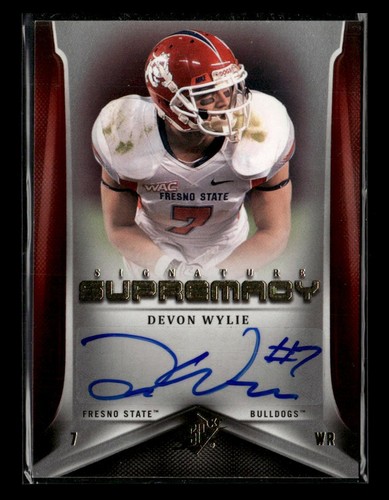 2012 SPx - Signature Supremacy Devon Wylie #SUP-DW (AU, RC) for sale ...