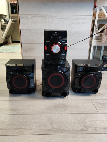 LG XBOOM 700W 2.1ch Mini Shelf System with Built-in Subwoofer Bluetooth ...