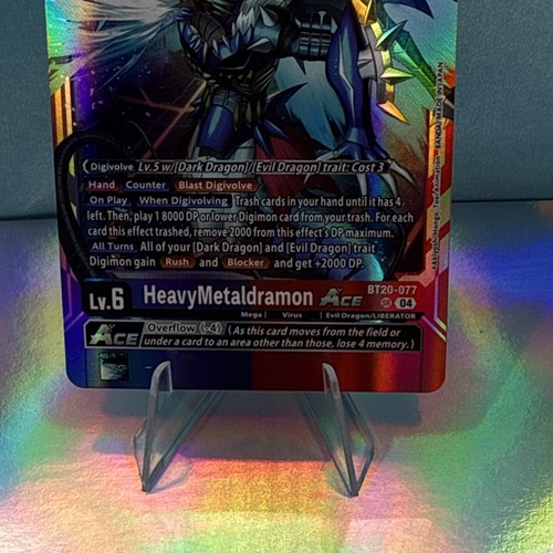 HeavyMetaldramon Ace - BT20-077 SR - Special Booster VER.2.5 - Digimon ...