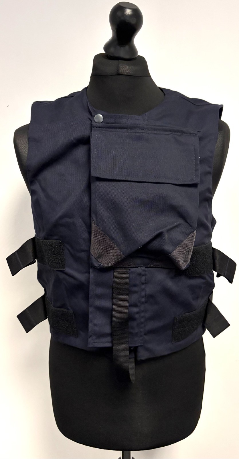 British Military Royal Navy Dark Blue CBA Body Armour Cover Flak Jacket ...