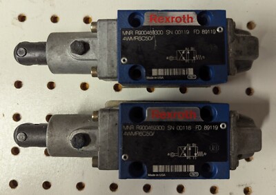 2 REXROTH ROLLER PRESSURE BLOCK SAFETY HYDRAULIC VALVES | eBay.de