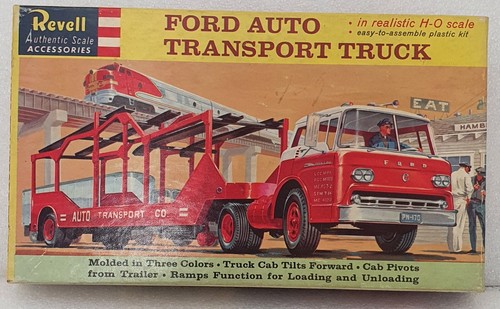 HO scale Revell Ford auto transport truck model kit | eBay