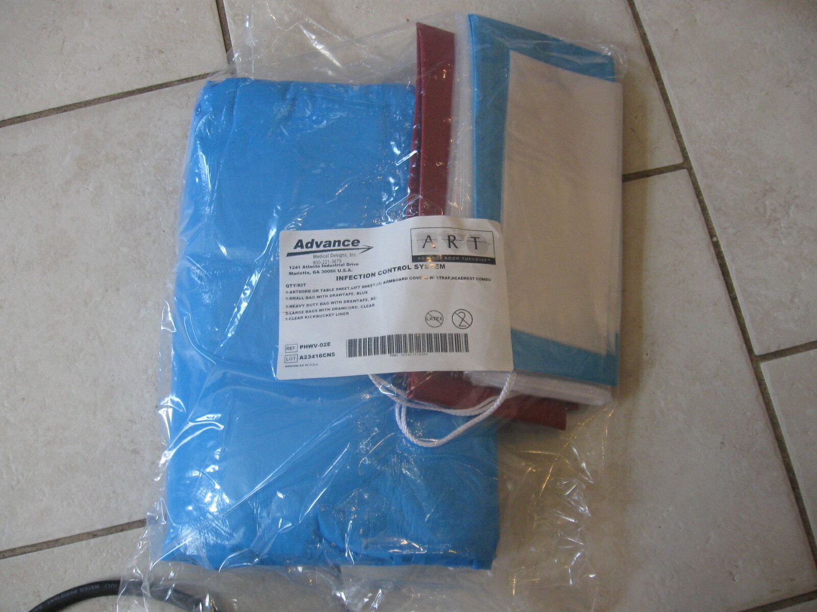 CASE of 12 A.R.T. Advance Room Turnover Infection Control Clean OR Kit ...