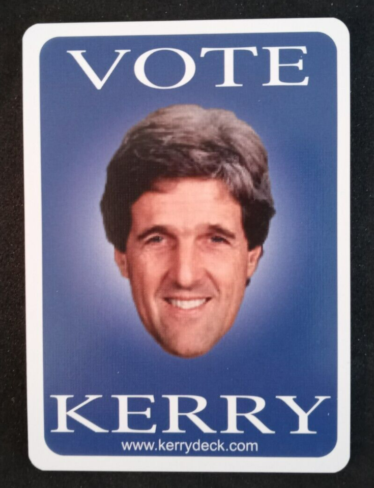 John F. Kerry Presidential Deck Playing Card Teresa Heinz Kerry Queen ...