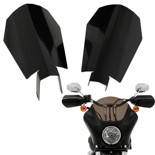 Black Motorcycle Hand Guard Guards Shields for Harley Electra Road ...