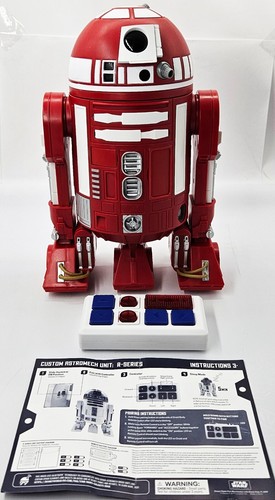 STAR WARS GALAXY’S EDGE DROID DEPOT CUSTOM ASTROMECH RED WHITE R2 w ...