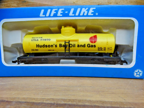 Life-Like HO Scale 41' Hudson's Bay Procor UTLX 77970 Tank Car | eBay