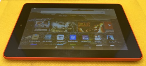 📦 Amazon Fire 5th Generation 8GB Wi-Fi Tablet Black, Works Great ...
