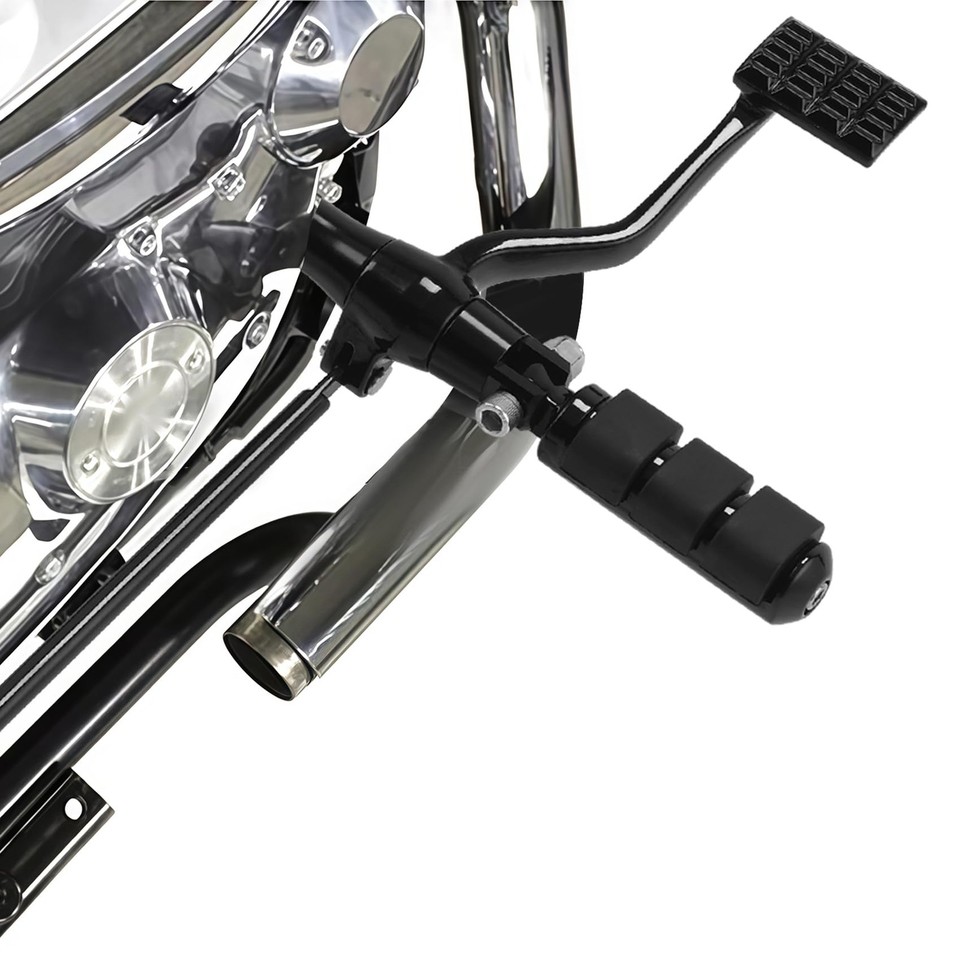Black Forward Controls Kit Pegs Levers Linkages Fit for Harley ...