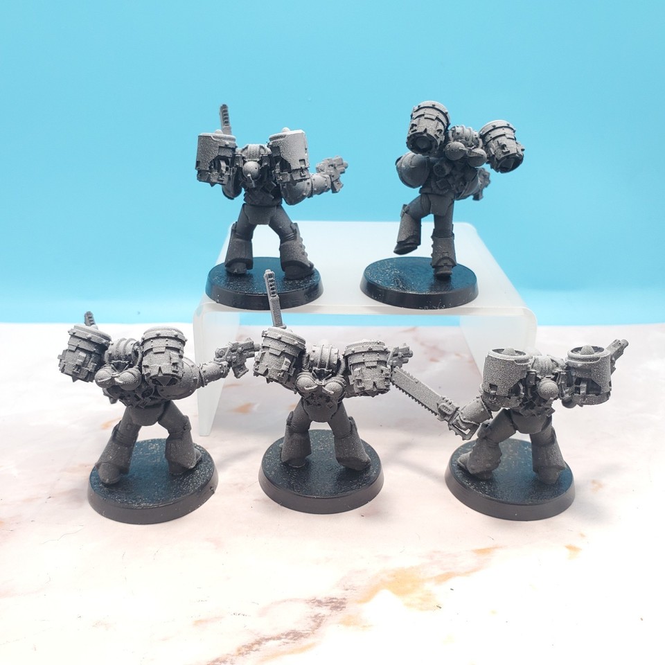 Space Marine Legion Space Wolves Jump Pack Assault Squad x 5 | eBay